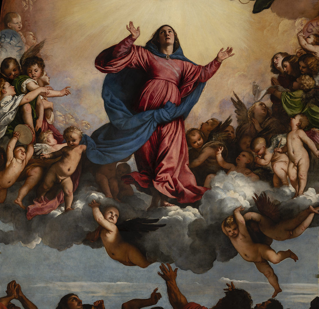 La pala dell'Assunta di Tiziano torna visibile dopo il restauro ...